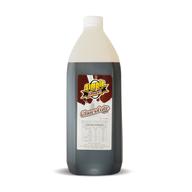 Chocolate Frappe Syrup – 3L – Cups 2 Go
