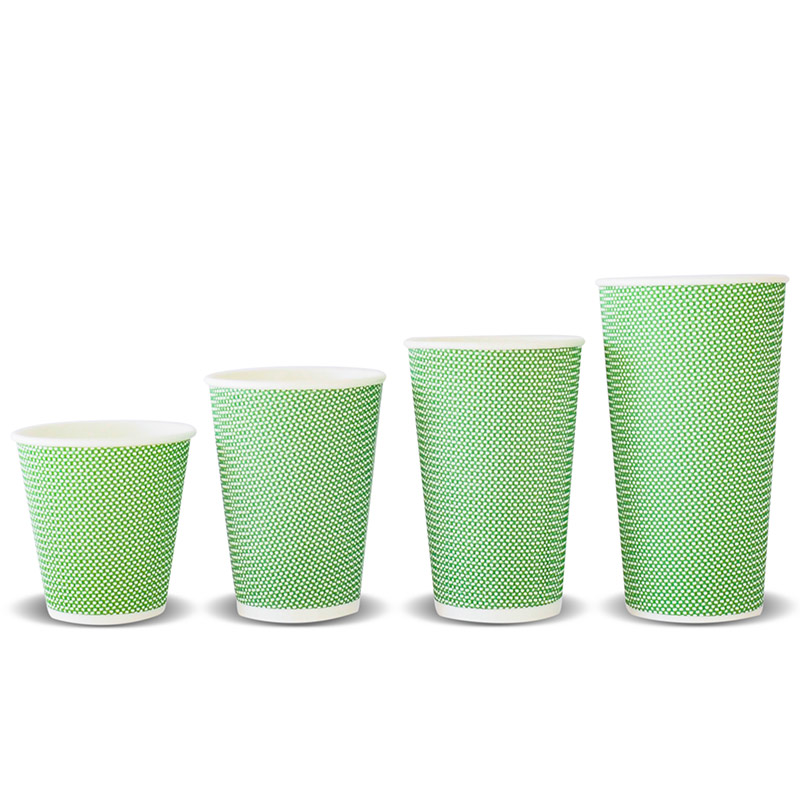 8oz Lime Green Checker – Cups 2 Go