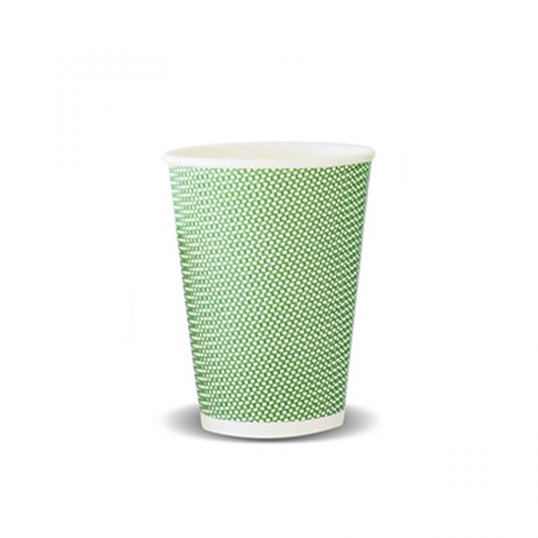 16oz Lime Green Checker – Cups 2 Go