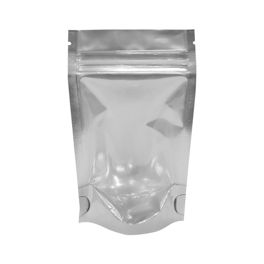 28G STAND UP POUCH WITH ZIP, BLACK / CLEAR – Cups 2 Go