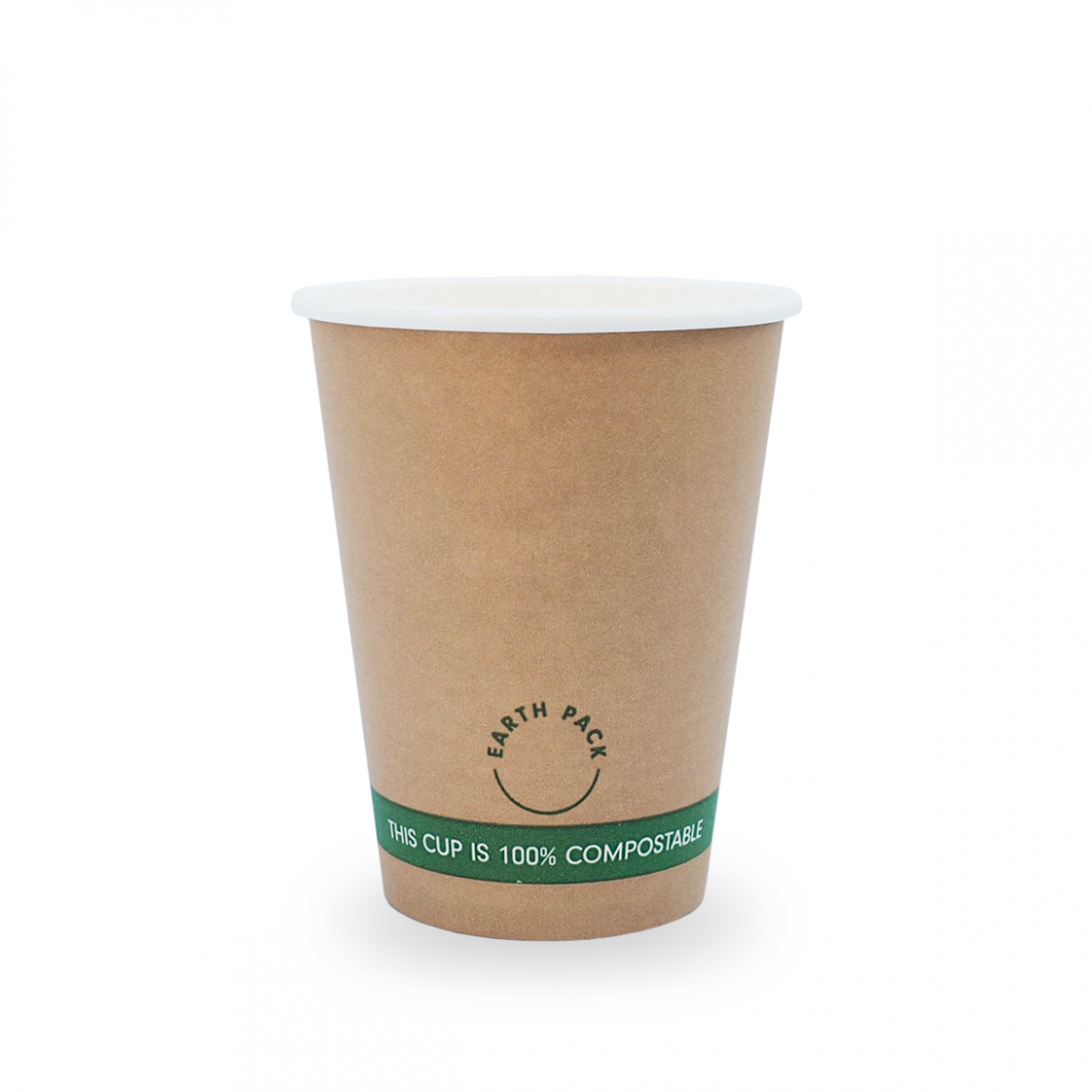 12oz Earth Pack Kraft Single Wall Cup – Cups 2 Go